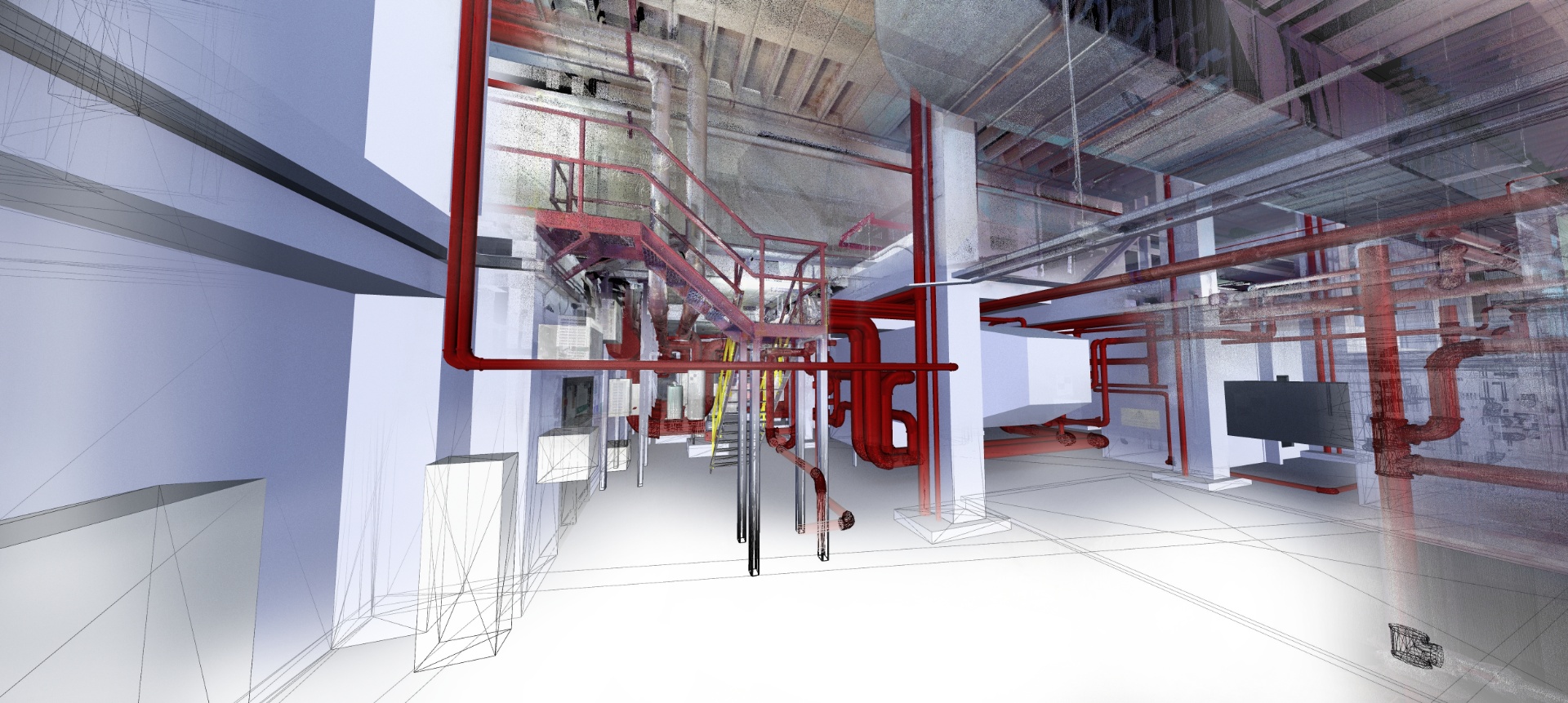 Hospital Plant Room Survey | Survey & Engineering Projects